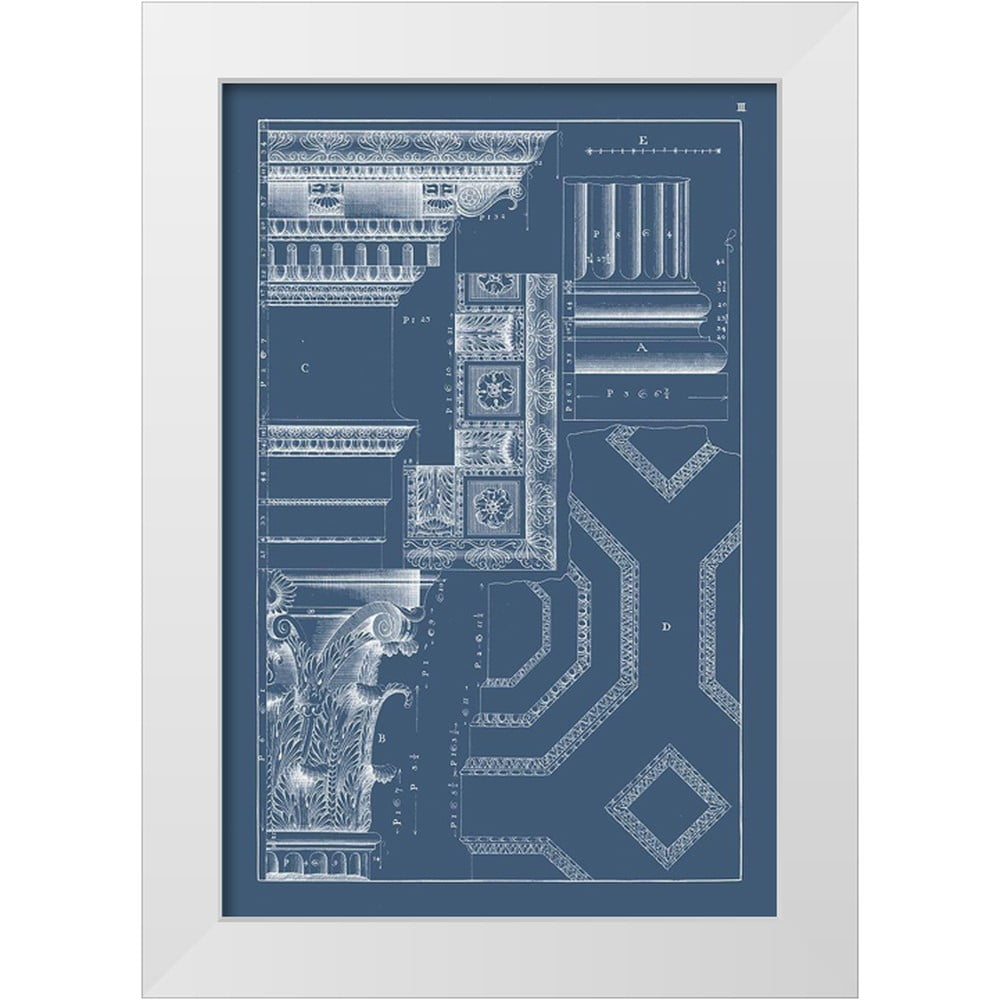 Vision Studio 17x24 White Modern Wood Framed Museum Art Print Titled ...