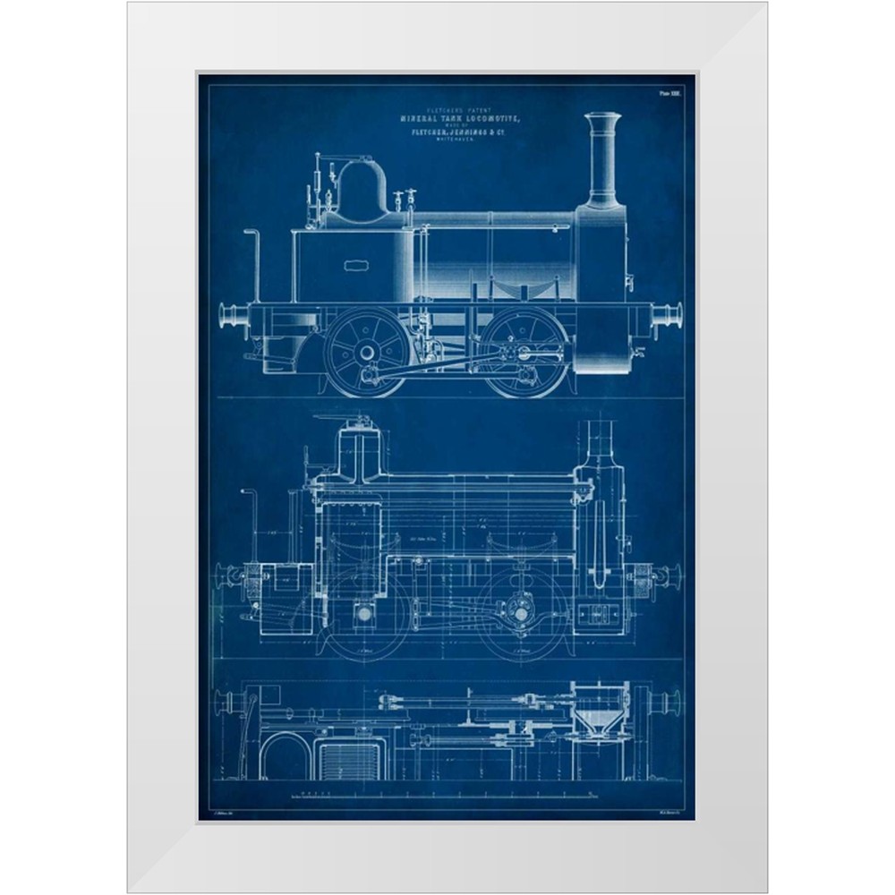 Vision Studio 17x24 White Modern Wood Framed Museum Art Print Titled ...