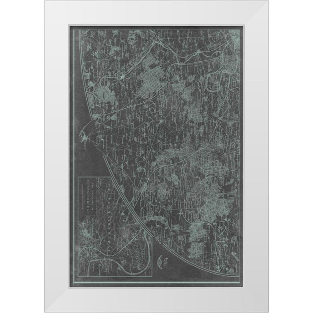 Vision Studio 17x24 White Modern Wood Framed Museum Art Print Titled ...