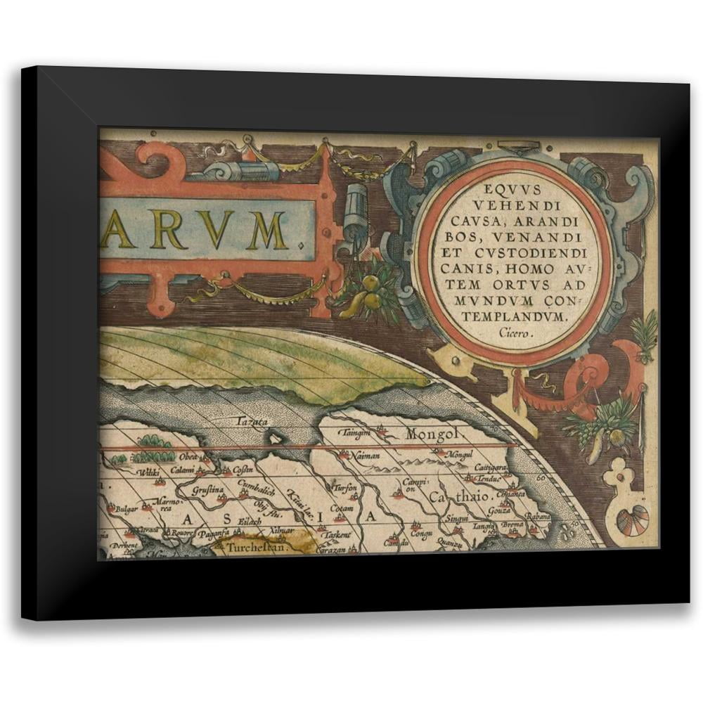 Vision Studio 18x15 Black Modern Framed Museum Art Print Titled ...