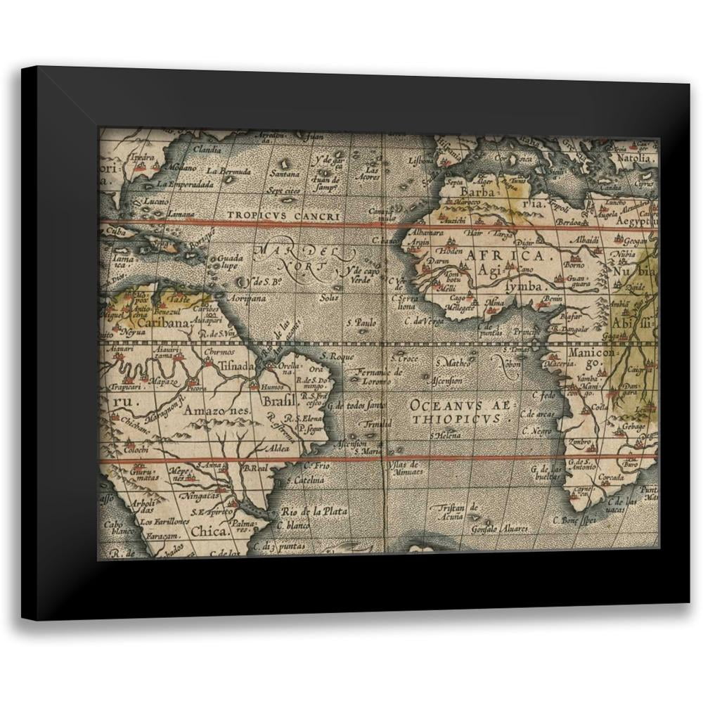 Vision Studio 18x15 Black Modern Framed Museum Art Print Titled ...