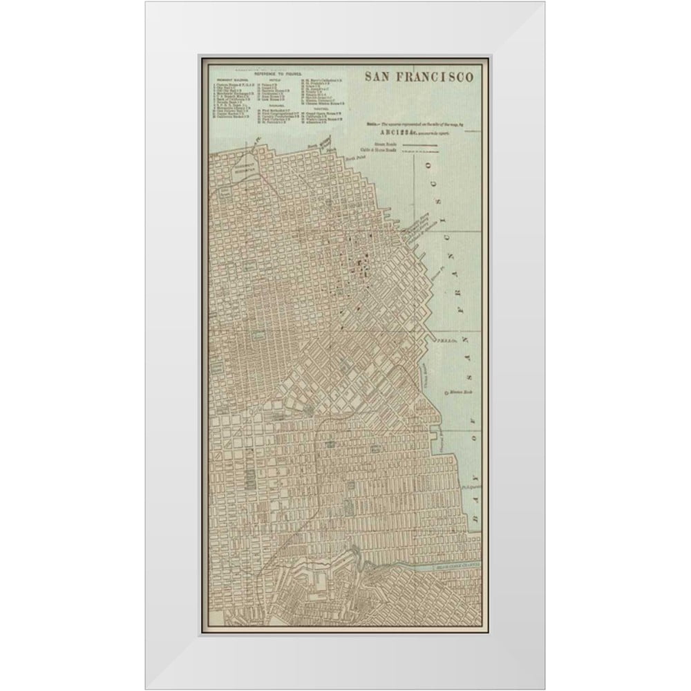 Vision Studio 18x32 White Modern Wood Framed Museum Art Print Titled ...