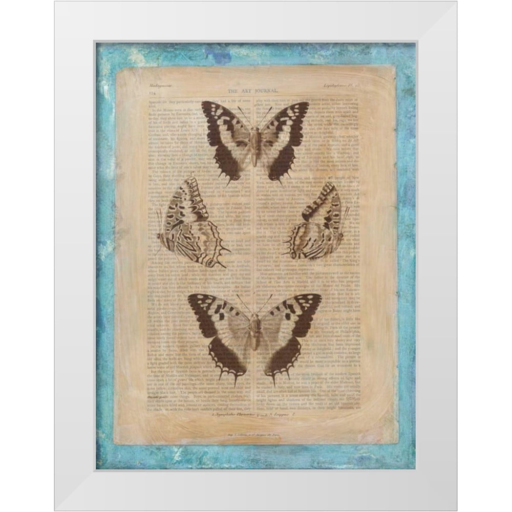 Vision Studio 19x24 White Modern Wood Framed Museum Art Print Titled ...