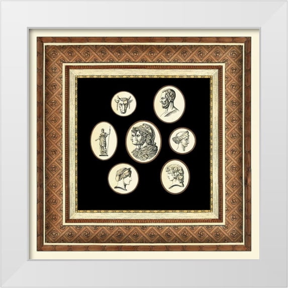 Vision Studio 20x20 White Modern Wood Framed Museum Art Print Titled ...