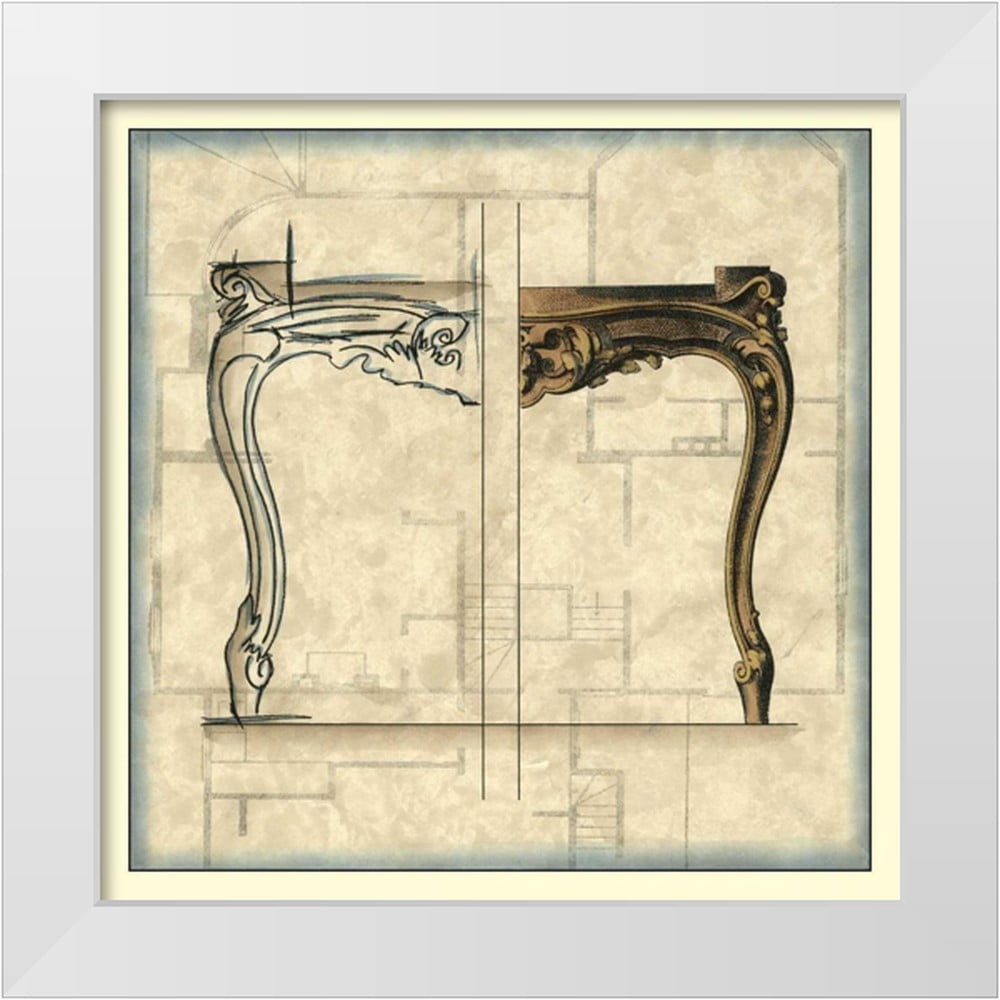 Vision Studio 20x20 White Modern Wood Framed Museum Art Print Titled ...