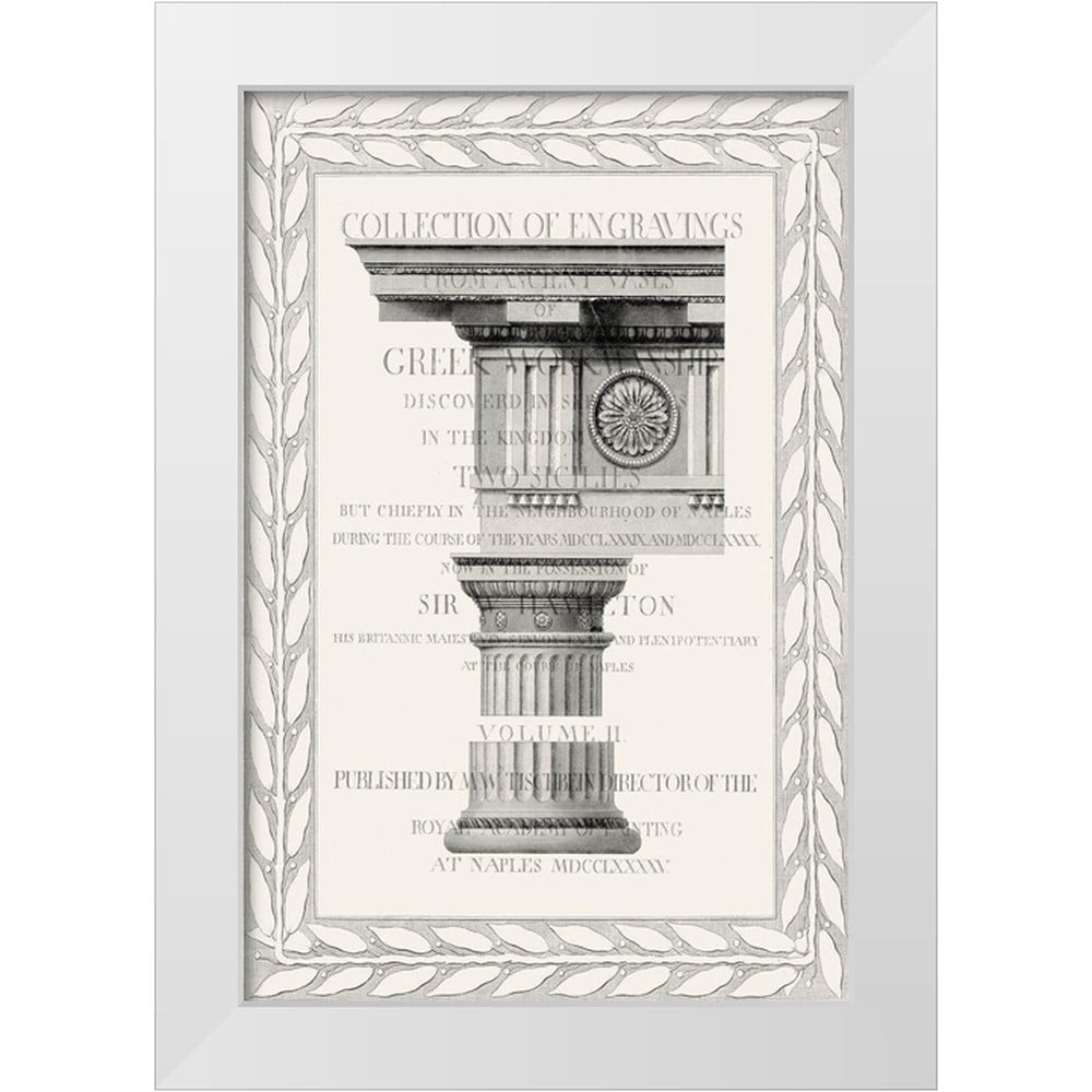 Vision Studio 23x32 White Modern Wood Framed Museum Art Print Titled ...