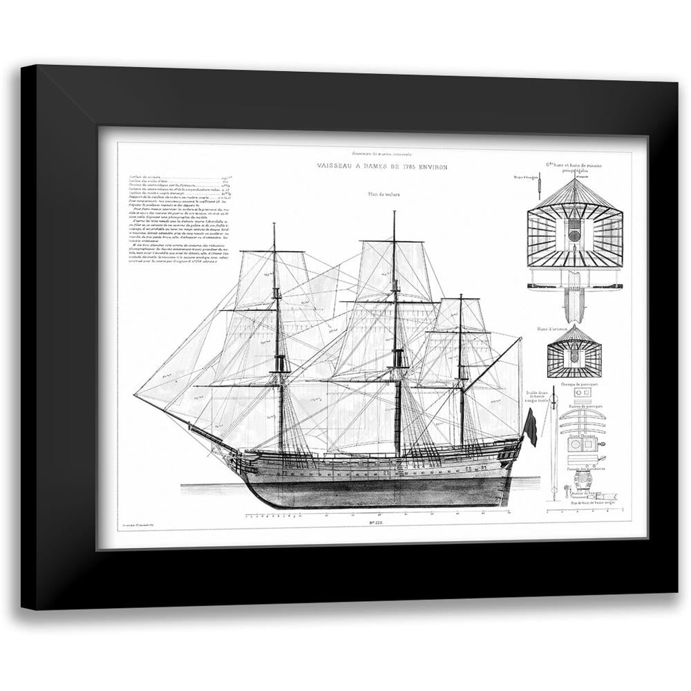 Vision Studio 24x19 Black Modern Framed Museum Art Print Titled ...
