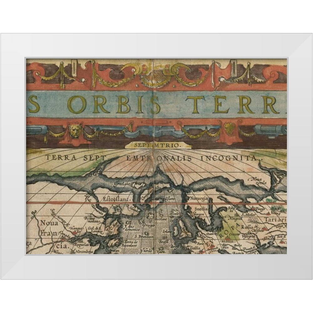 Vision Studio 24x19 White Modern Wood Framed Museum Art Print Titled ...