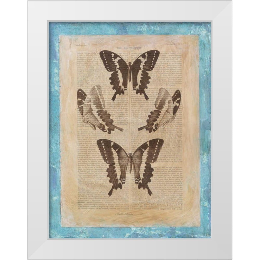 Vision Studio 25x32 White Modern Wood Framed Museum Art Print Titled ...