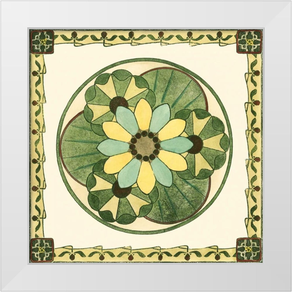 Vision Studio 26x26 White Modern Wood Framed Museum Art Print Titled ...