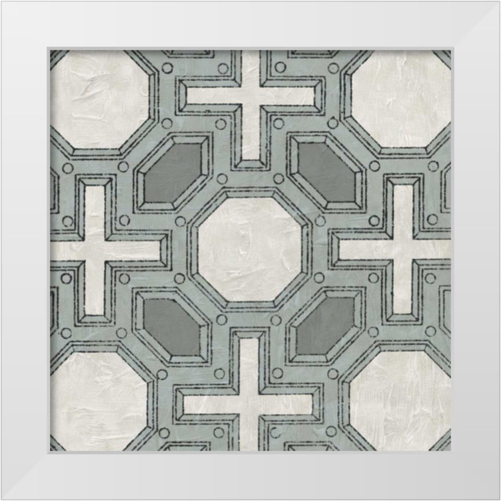 Vision Studio 26x26 White Modern Wood Framed Museum Art Print Titled ...