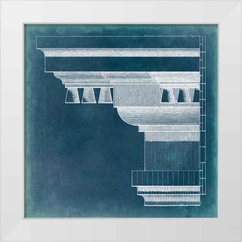 Vision Studio 26x26 White Modern Wood Framed Museum Art Print Titled ...
