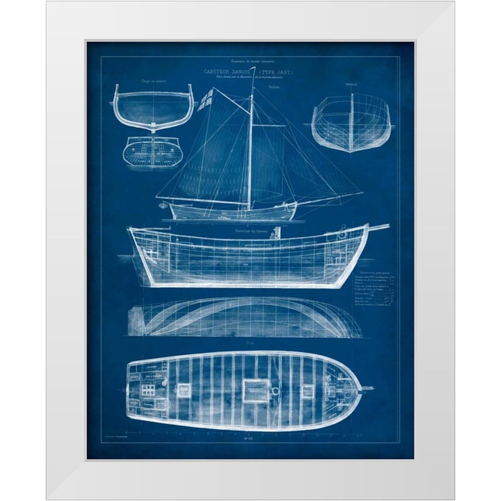 Vision Studio 26x32 White Modern Wood Framed Museum Art Print Titled ...