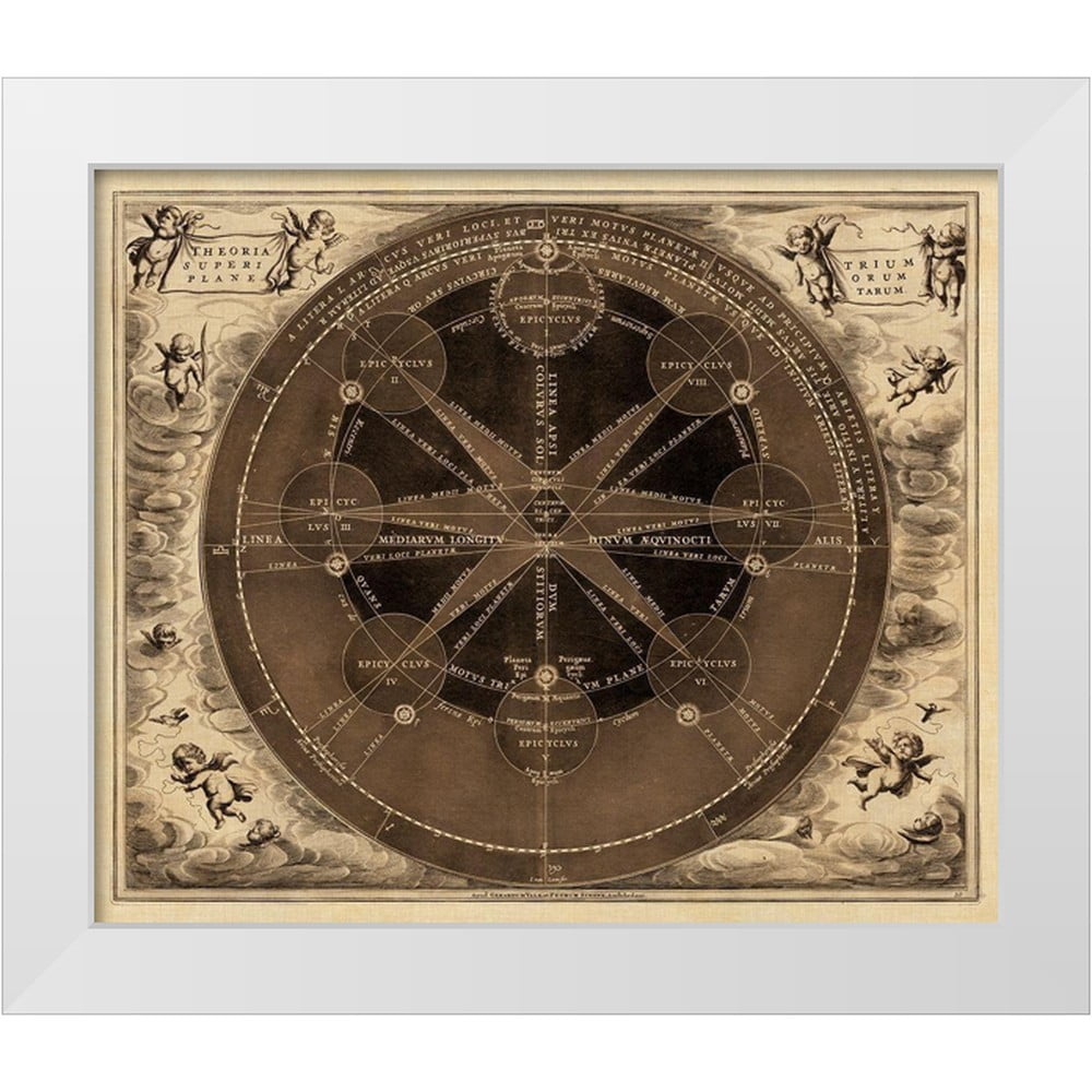 Vision Studio 30x26 White Modern Wood Framed Museum Art Print Titled ...