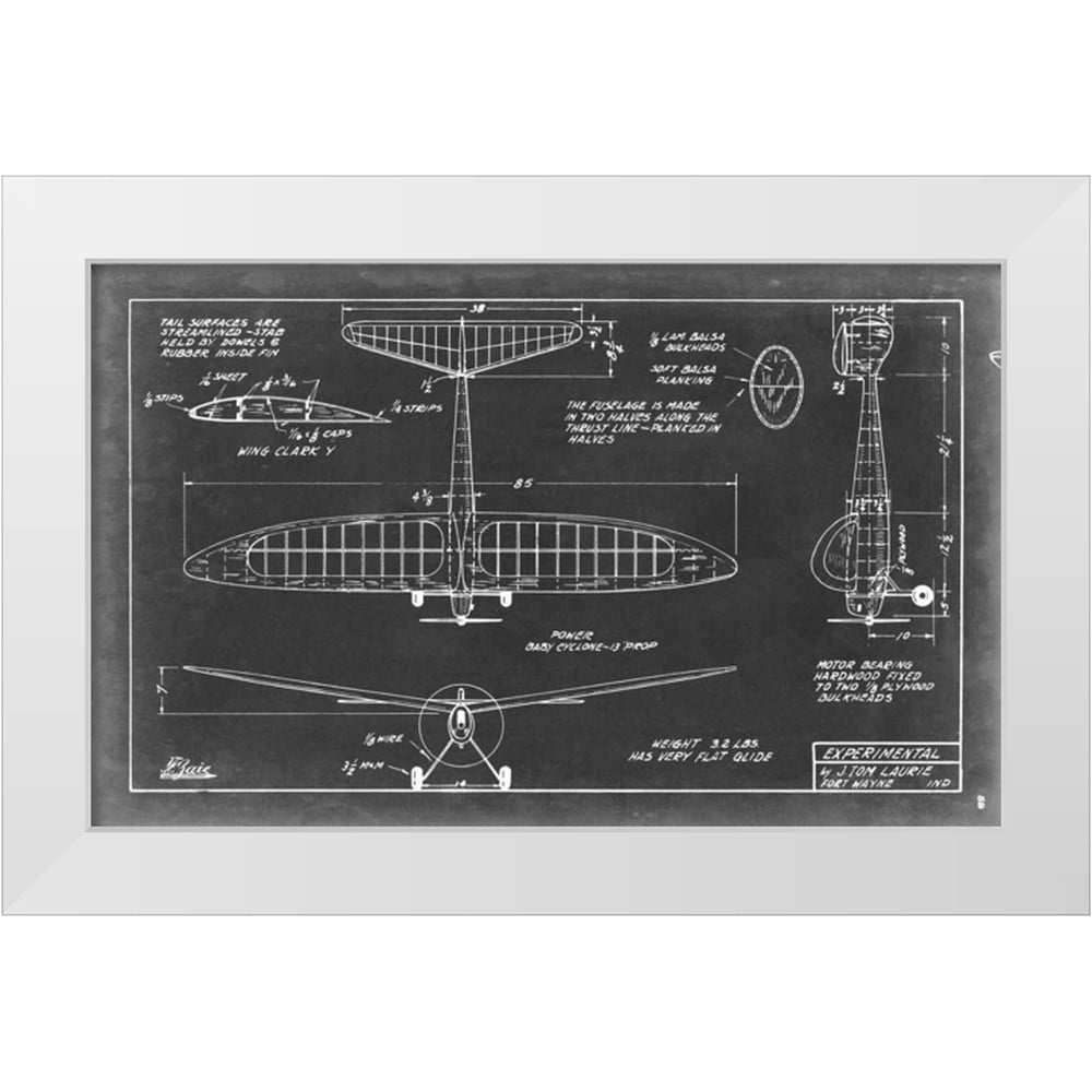 Vision Studio 32x21 White Modern Wood Framed Museum Art Print Titled ...