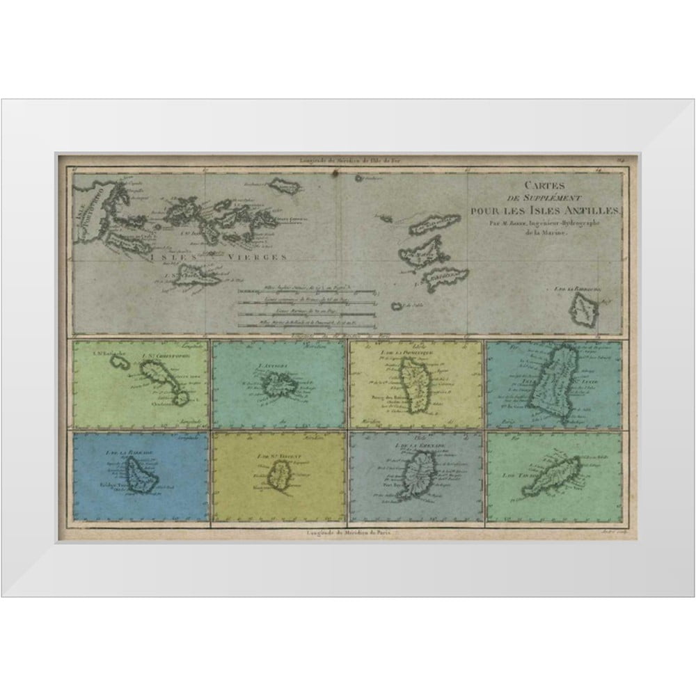 Vision Studio 32x23 White Modern Wood Framed Museum Art Print Titled ...