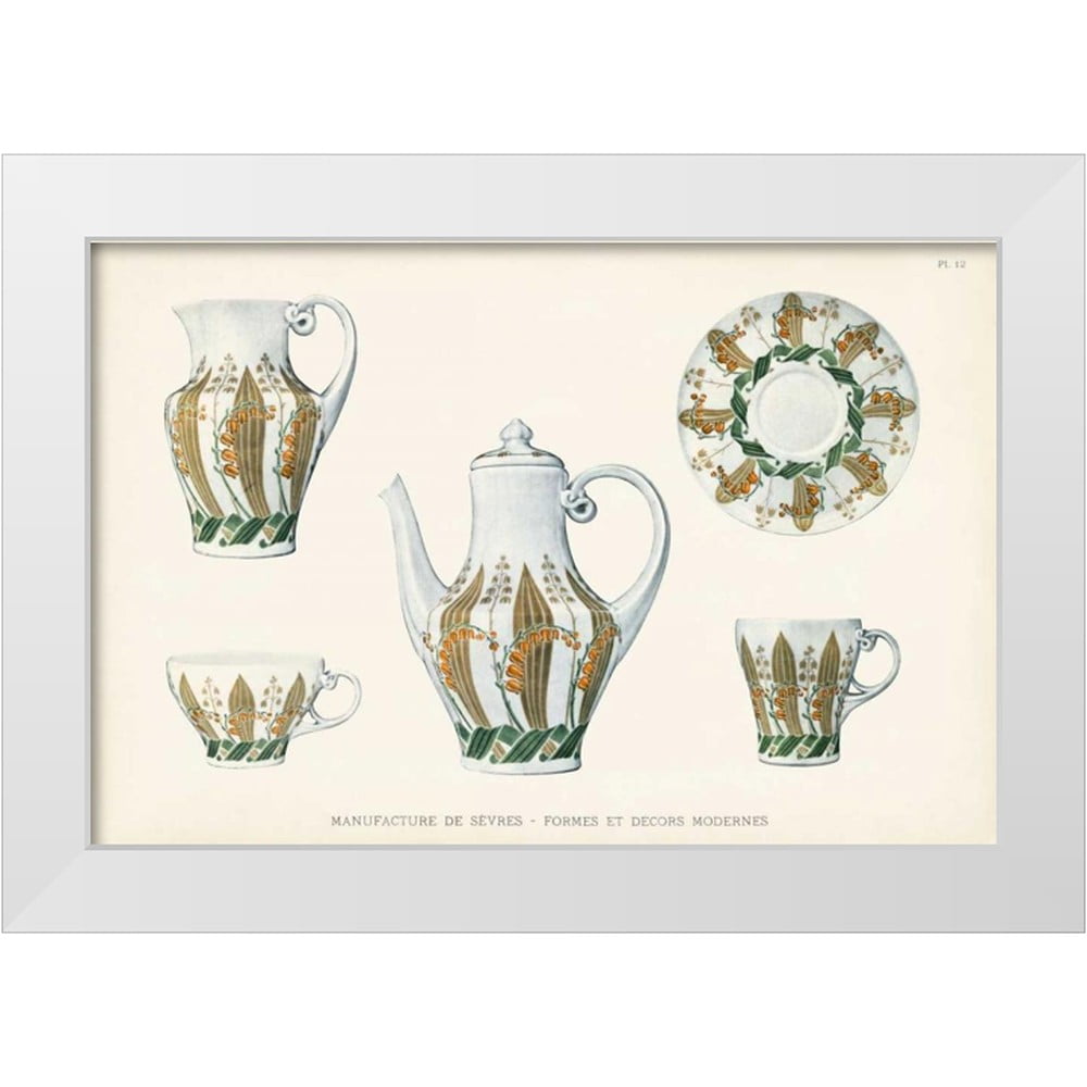 Vision Studio 32x23 White Modern Wood Framed Museum Art Print Titled ...
