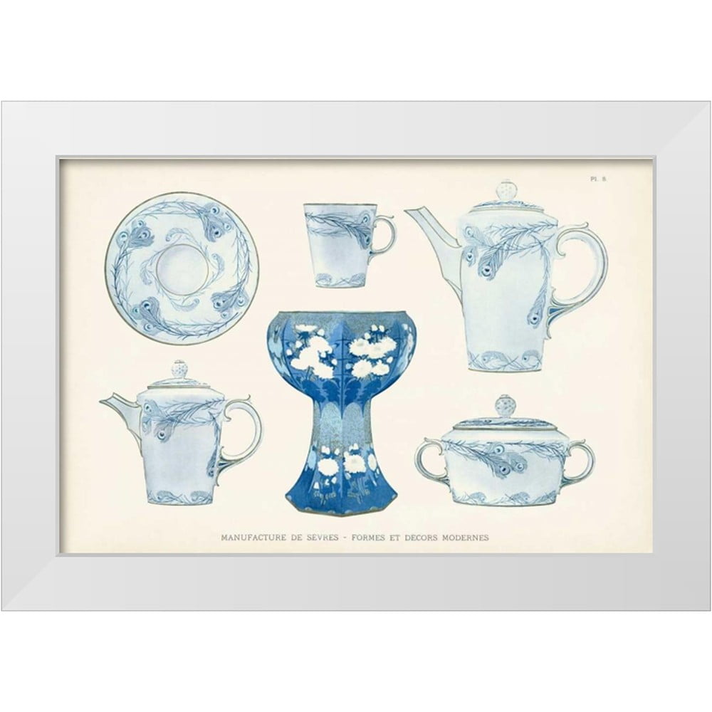 Vision Studio 32x23 White Modern Wood Framed Museum Art Print Titled ...