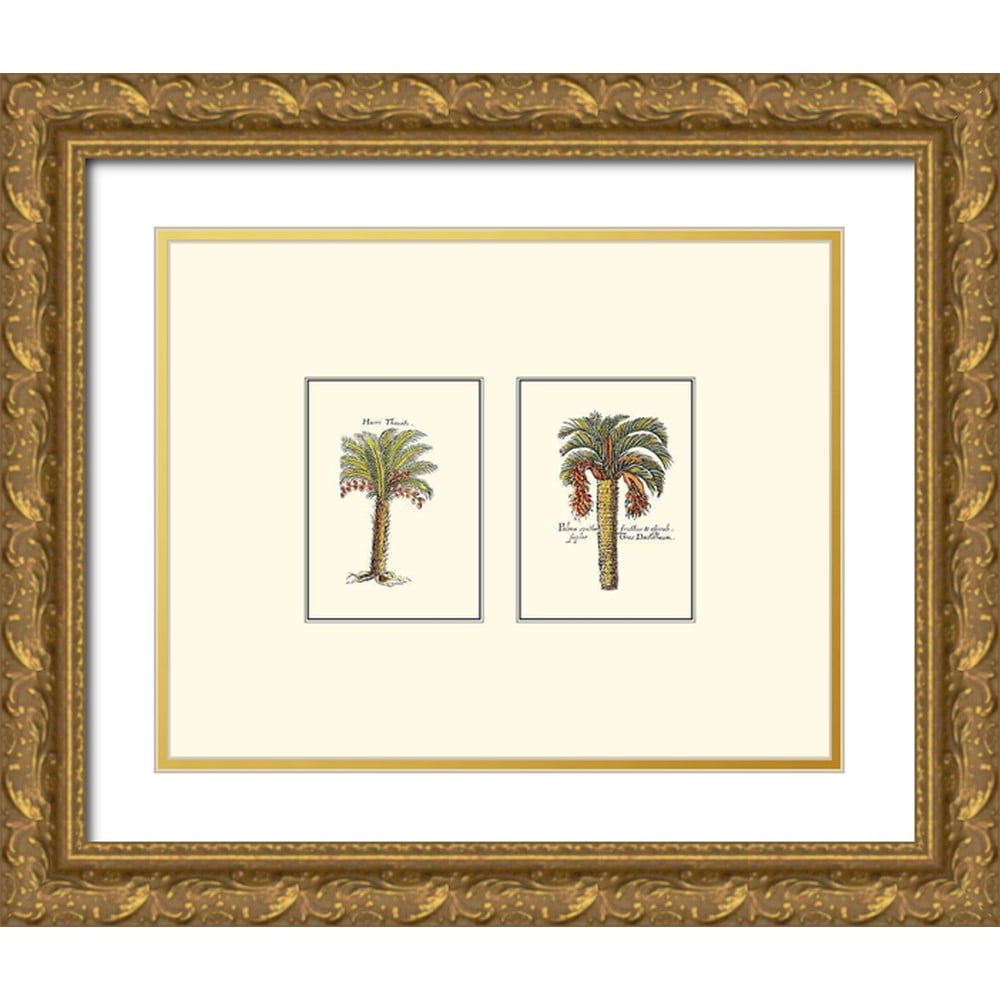 Vision Studio 32x26 Gold Ornate Wood Framed with Double Matting Museum ...