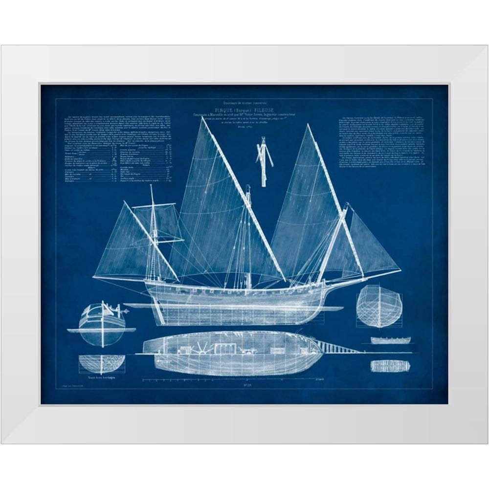 Vision Studio 32x26 White Modern Wood Framed Museum Art Print Titled ...