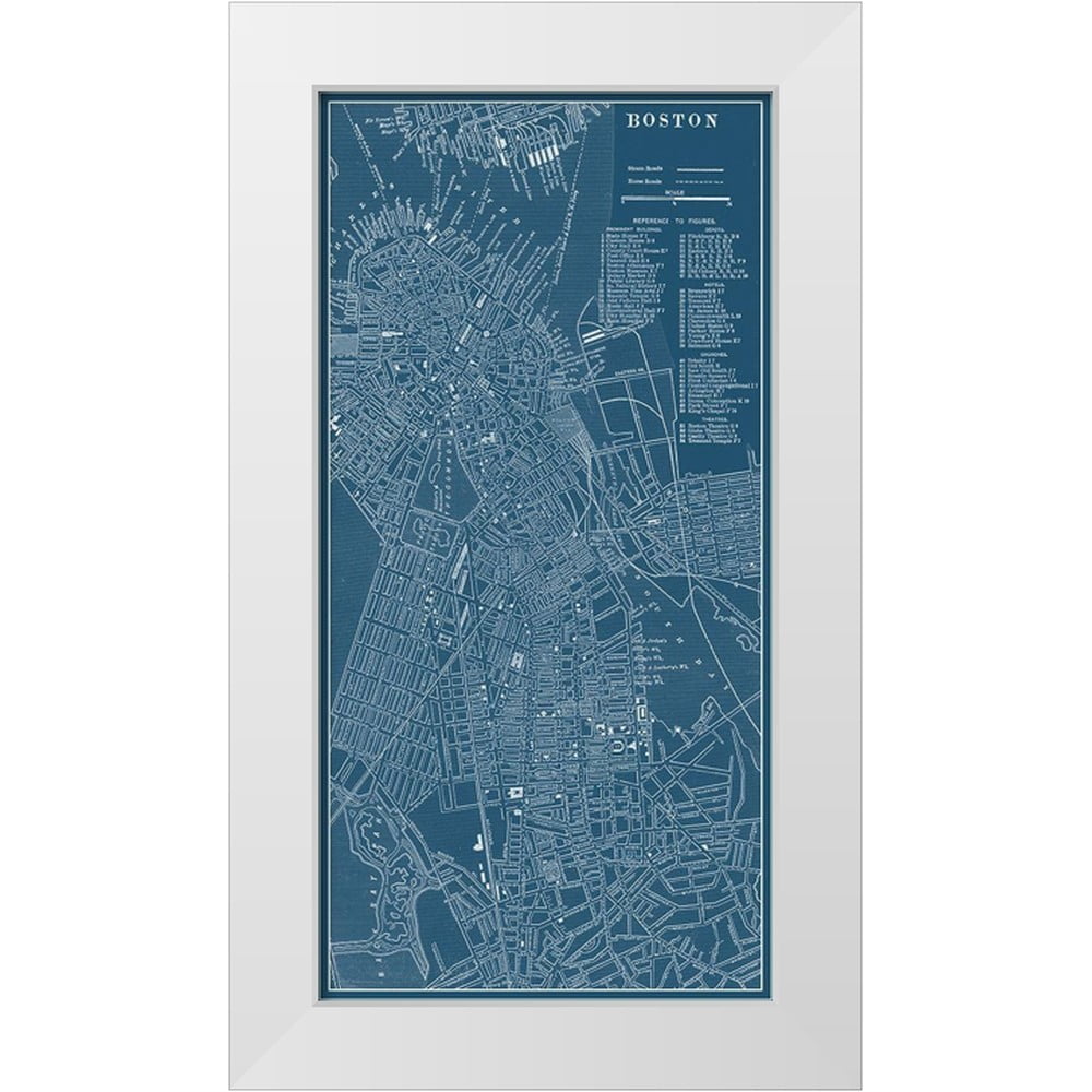 Vision Studio 9x14 White Modern Wood Framed Museum Art Print Titled ...