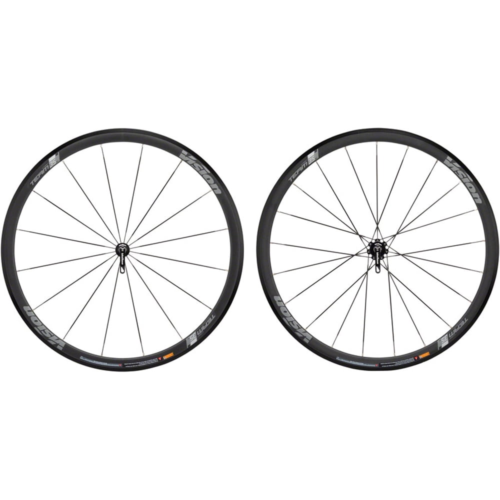 Vision Team 35 Wheelset - 700, QR x 100/130mm, Rim Brake, HG 11, Black ...