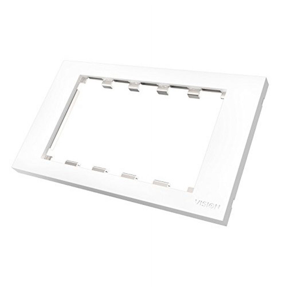Vision TechConnect 2 Double-Gang UK Surround Faceplate White TC3 SURR2G ...