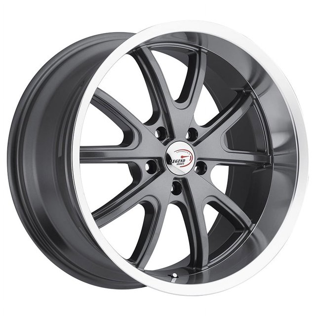 Vision Torque 15x7 5x120.7 6et Gunmetal Machined Lip Wheel - Walmart.com