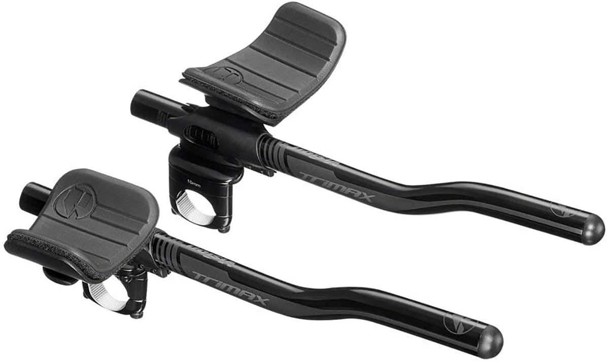 Vision - TriMax Carbon Clip-On Bicycle Aerobars - S-Bend, Adjustable ...