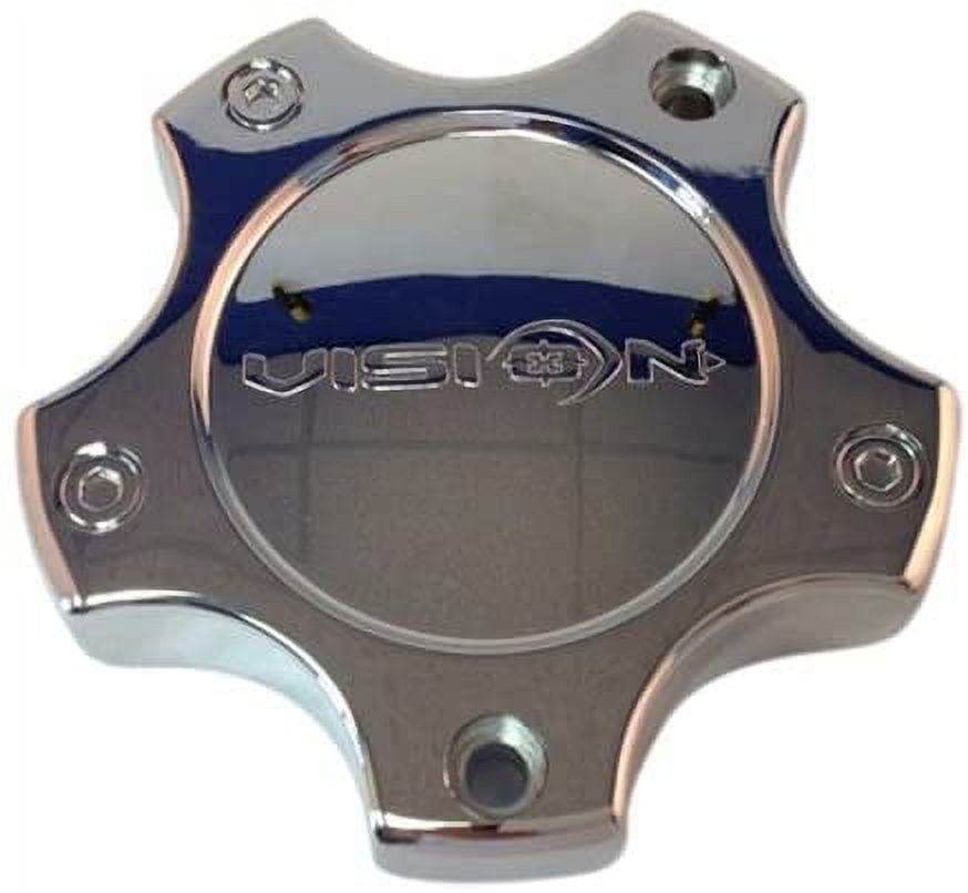 Vision Wheels 375 Warrior Chrome Wheel Center Cap C375-5C 5.625" 5 Lug ...