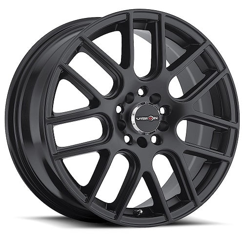 Vision Wheels 426 Cross 14x5x5 Black Rim - 14" Inches - Walmart.com