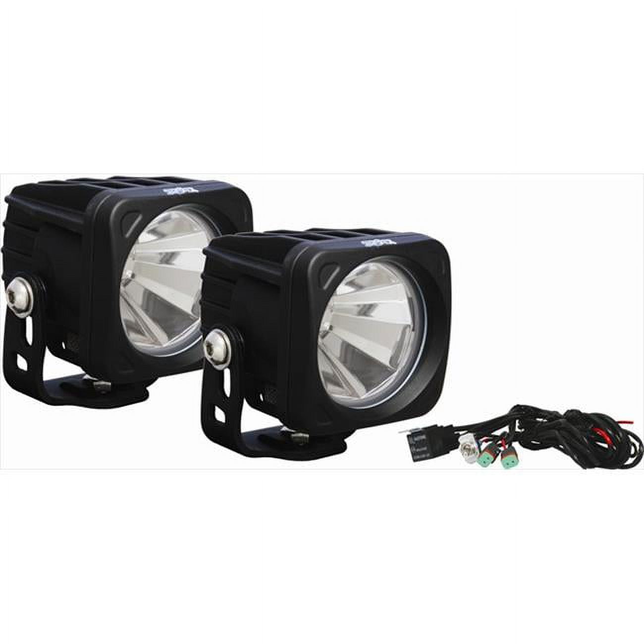 Vision X Lighting 9137926 Optimus Square Black 1 10w LED 60 Degree ...