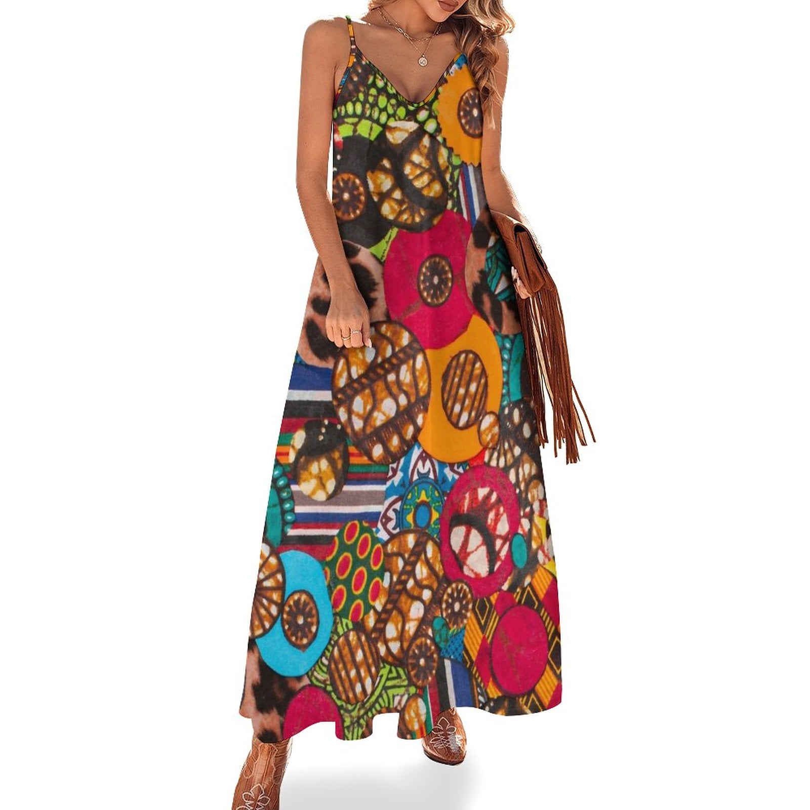 Vision of Better Days Pattern Only Alternative Sleeveless Dress Dance ...