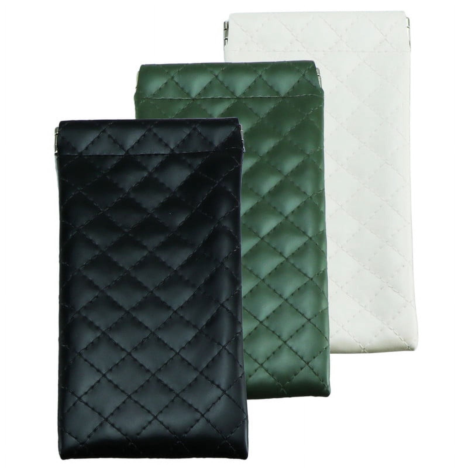 VisionGlobal 3 Pack portable leather eyeglasses pouch for women/men ...