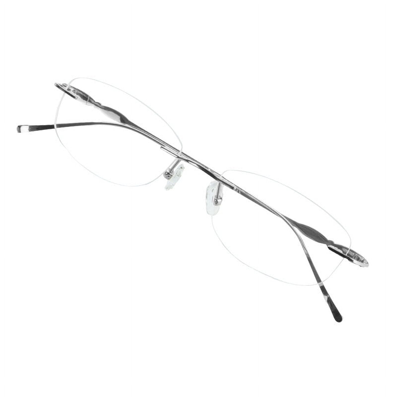 VisionGlobal Pure Titanium Frame for men/women Blue Light Blocking,Hand ...