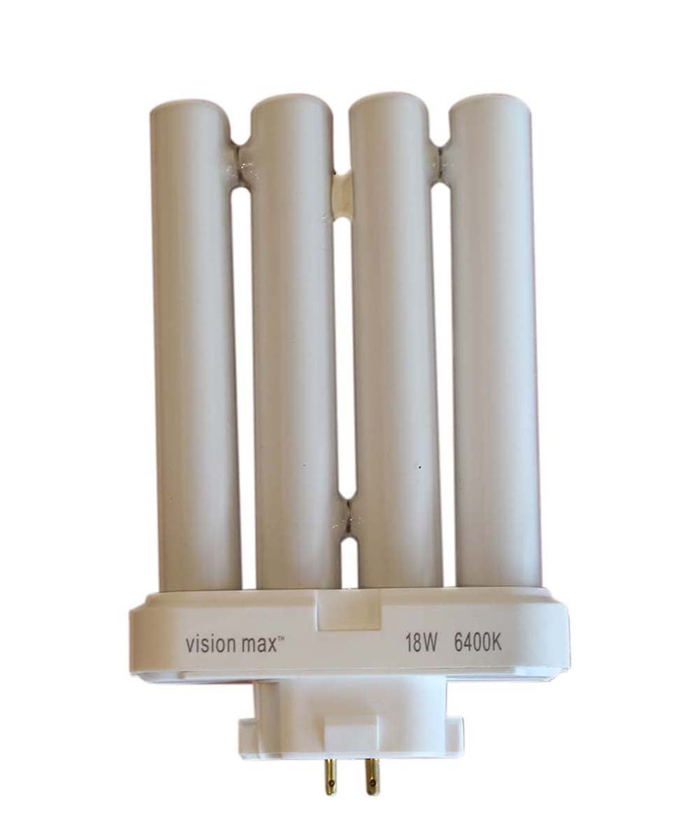 VisionMax 18 Watt Full Spectrum CFL Replacement Bulb (4 pin, G24Q base ...