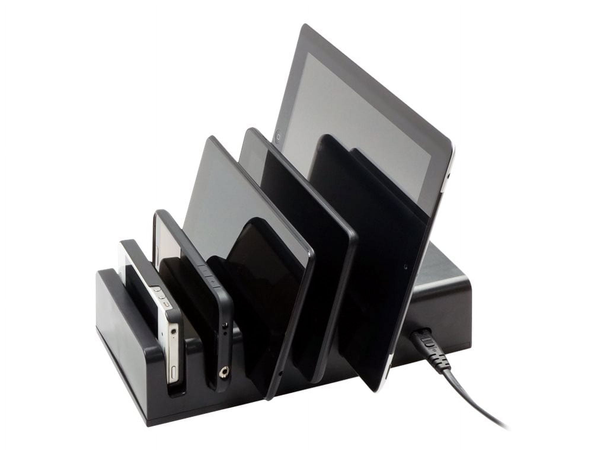 VisionTek Fast Power USB Charger, 5 Device Docking Station for Phone ...