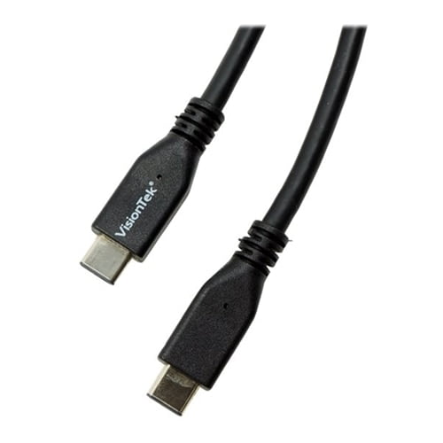 VisionTek 900825 3.28 ft. Black USB 3.1 Type C Cable 1 Meter (M/M ...