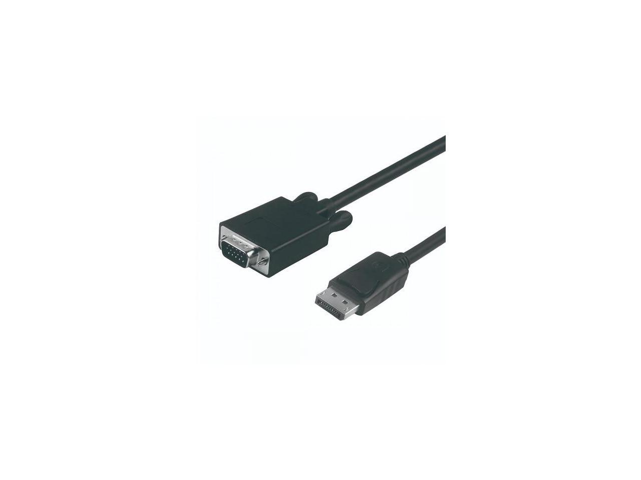 VisionTek 901216 DisplayPort to VGA 6ft.(2 Meter) Cable (M/M) - Walmart.com