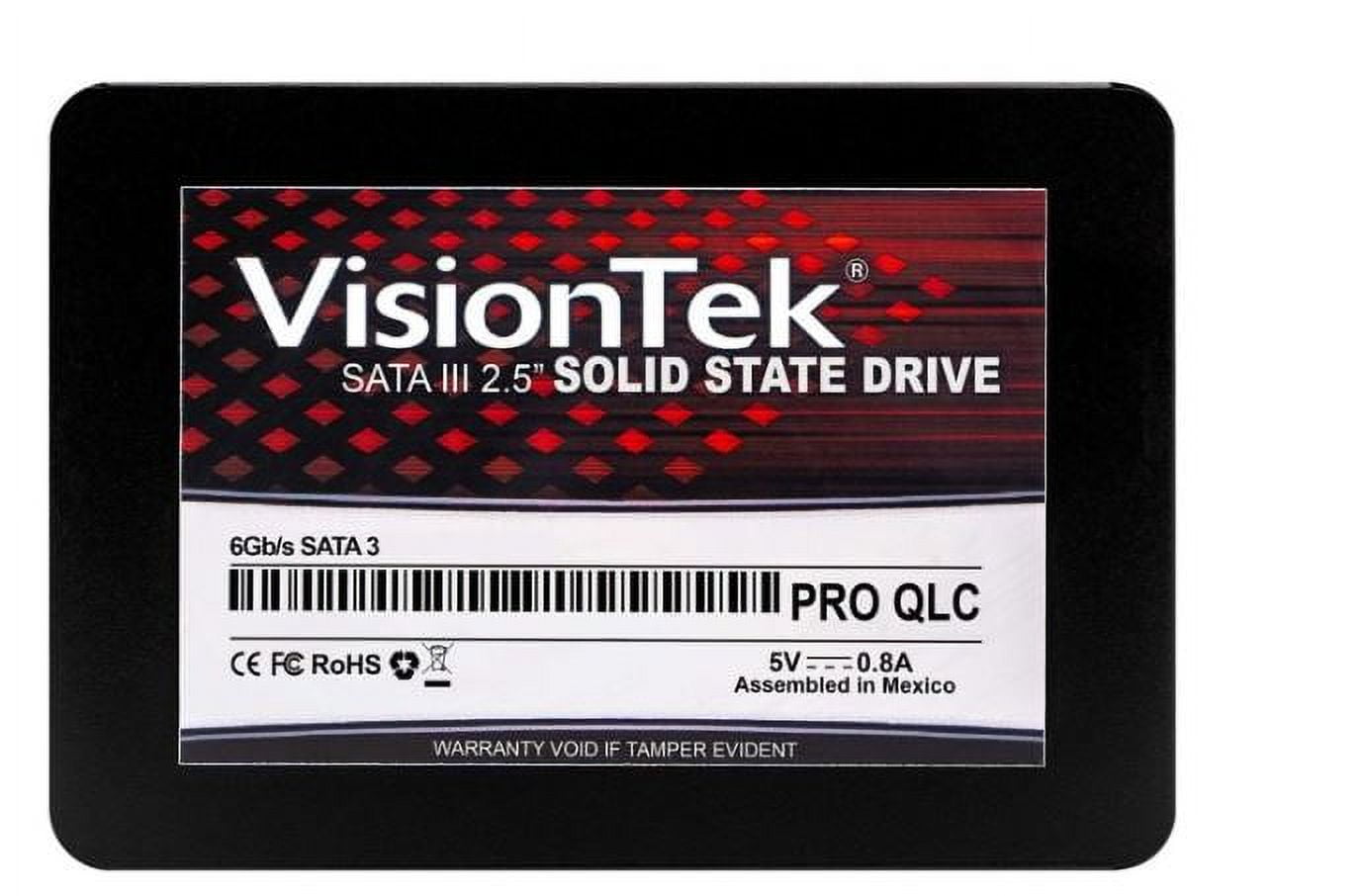 VisionTek 901583 - 2TB 2.5" SATA Internal Solid State Drive Ram module ...