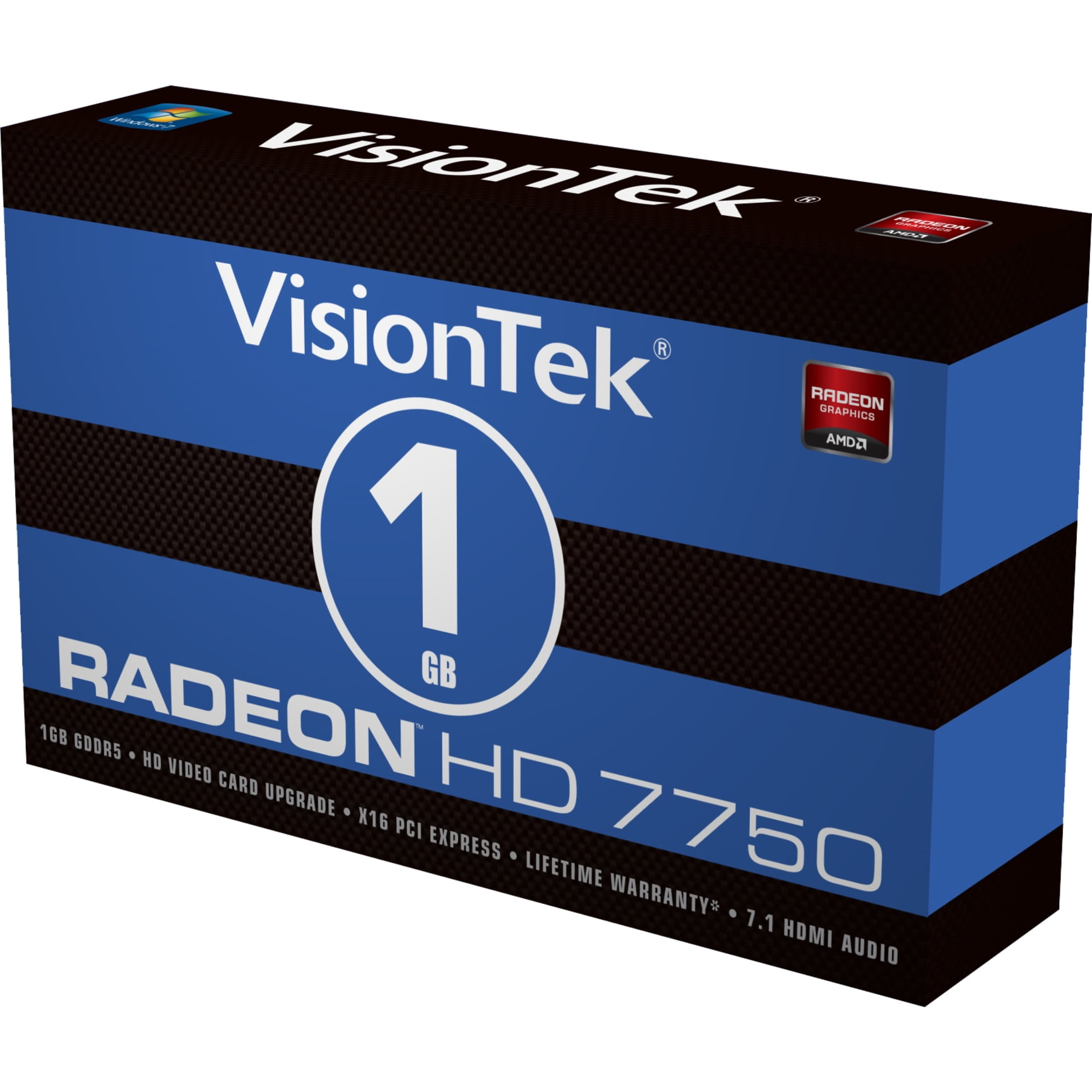 VisionTek Radeon 7750 SFF 1GB GDDR5 (DVI-I, HDMI) - Walmart.com