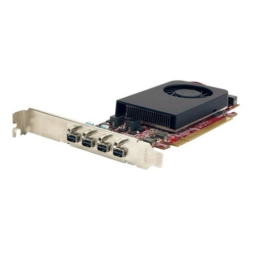 VisionTek Radeon 7750 SFF 2GB GDDR5 4M (4x miniDP) - 128 bit Bus Width ...