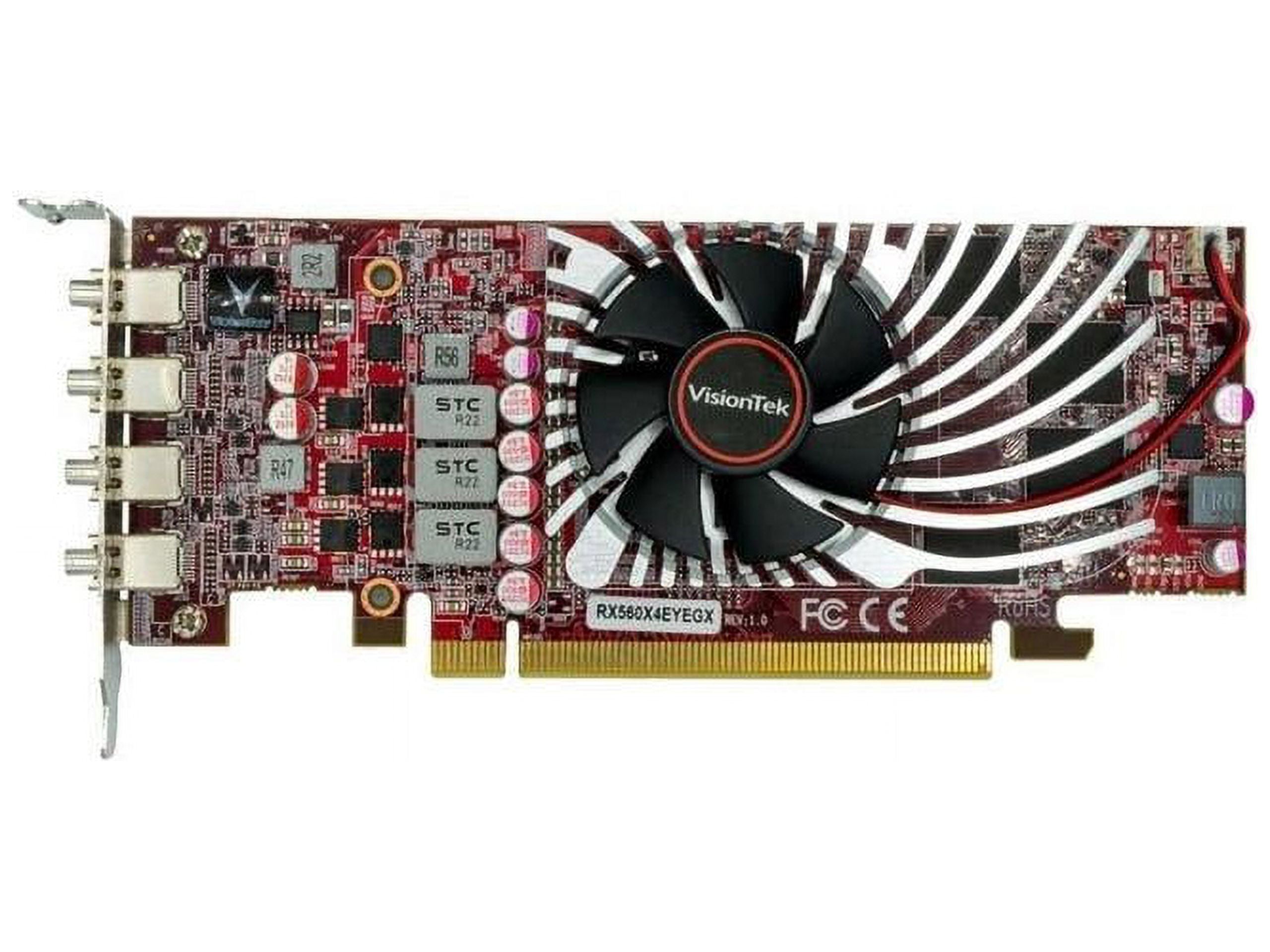 VisionTek Radeon RX560 SFF 4M 2GB GDDR5 (4X Mini DP) - 901443 - Walmart ...