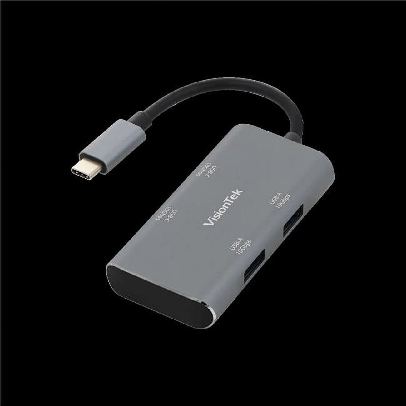 VisionTek USB-C Hub (2x USB-A 10Gbps | 2x USB-C 10Gbps) - USB Type C ...