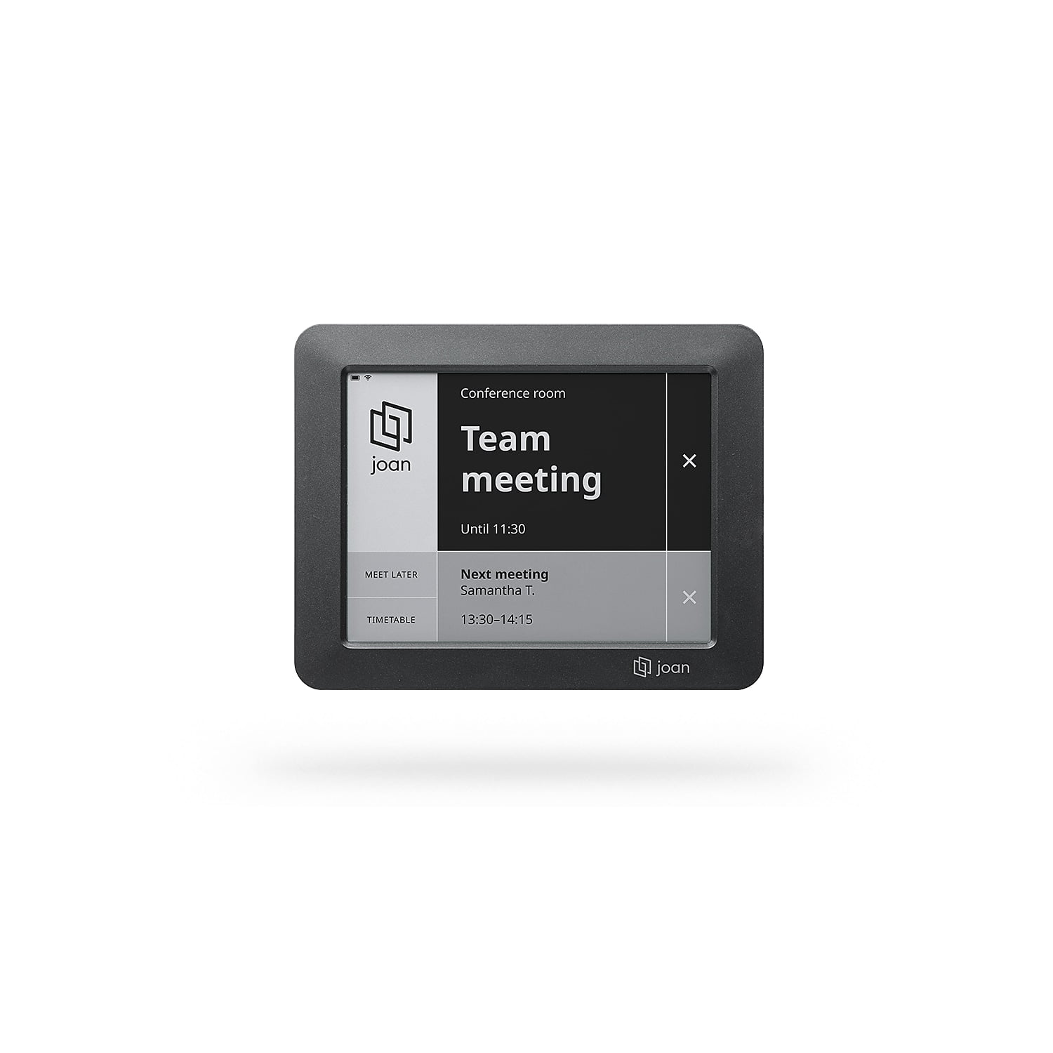Visionect JOAN 6" Meeting Room Display Scheduling Solution Black ...