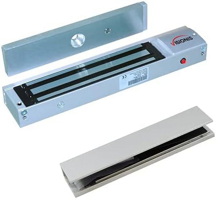 Visionis FPC-5225 600 lbs Indoor Electromagnetic Lock with 600 lbs U ...