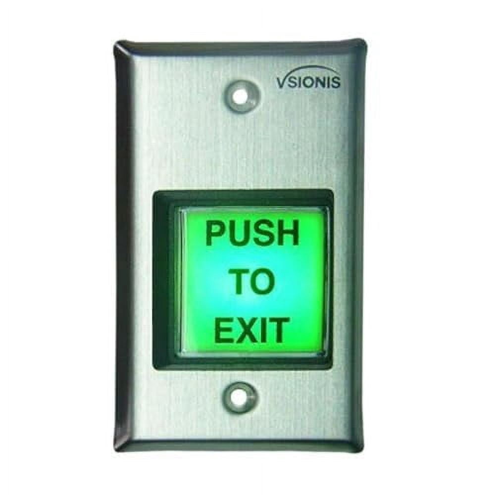 Visionis VIS-7040 Indoor Green Red Blue Square Request to Exit Button ...