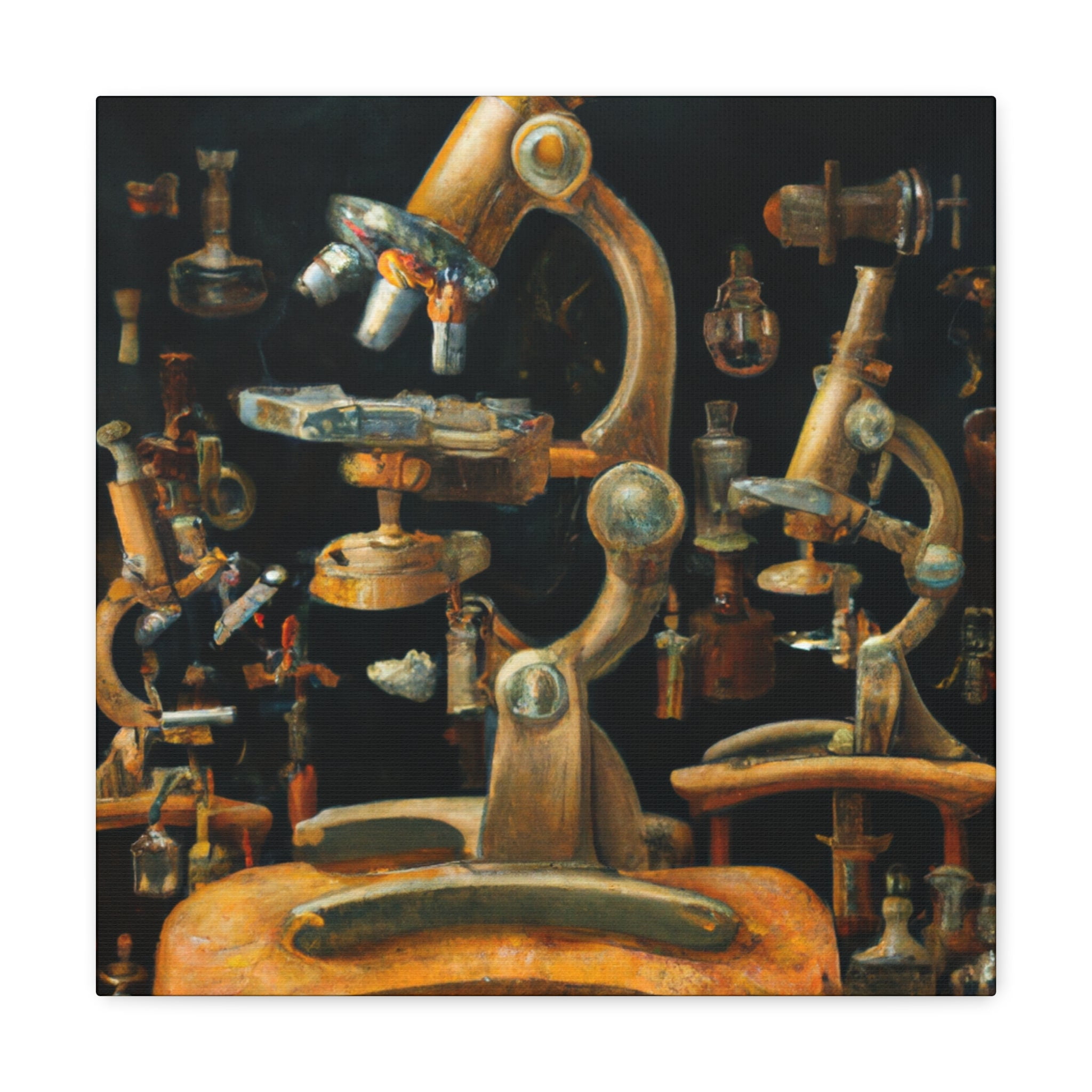"Visions Through Microscopes" - Canvas - Walmart.com