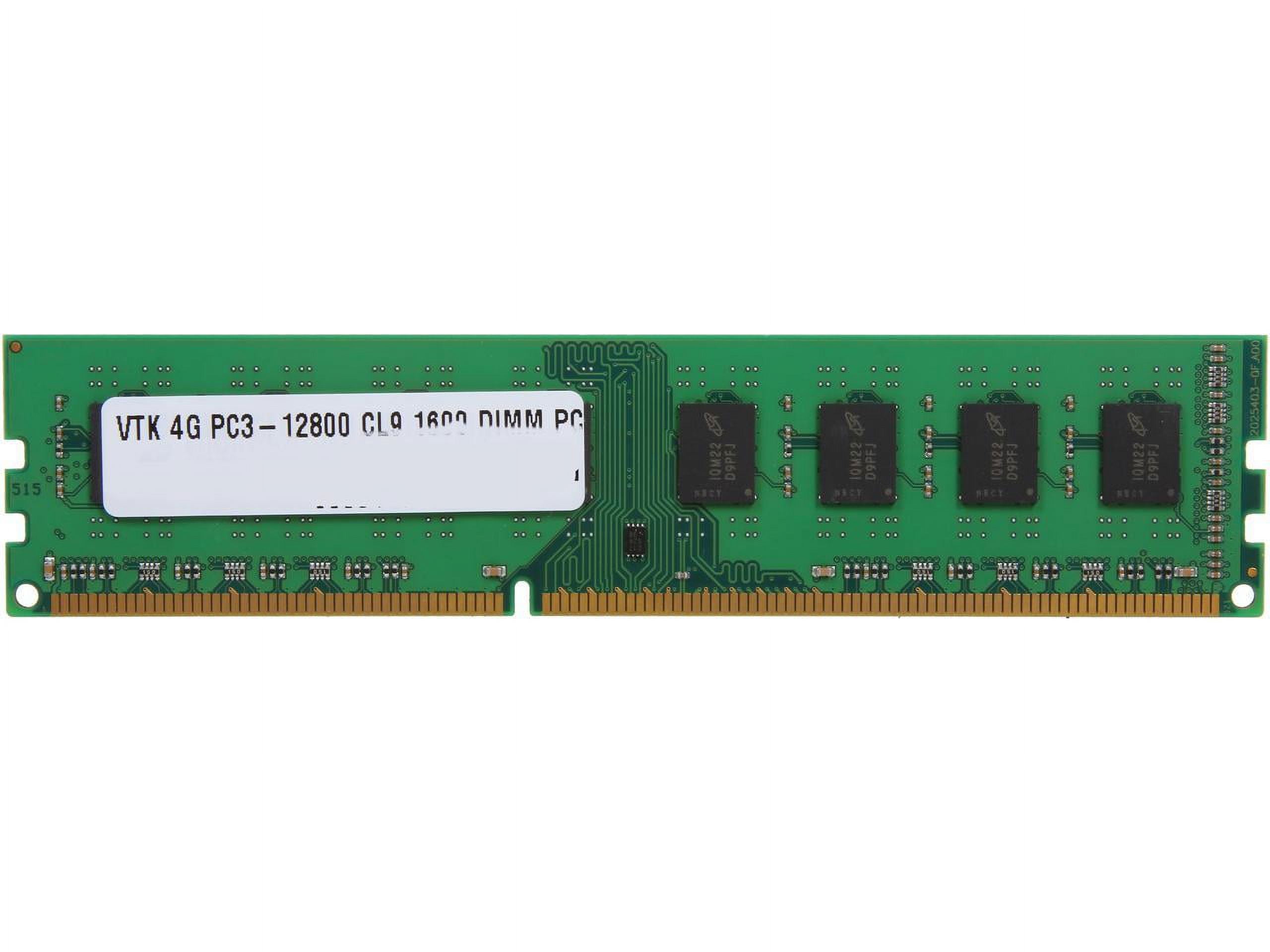 Visiontek 4GB 240-Pin PC RAM DDR3 1600 (PC3 12800) Desktop Memory Model 900383 - Walmart.com