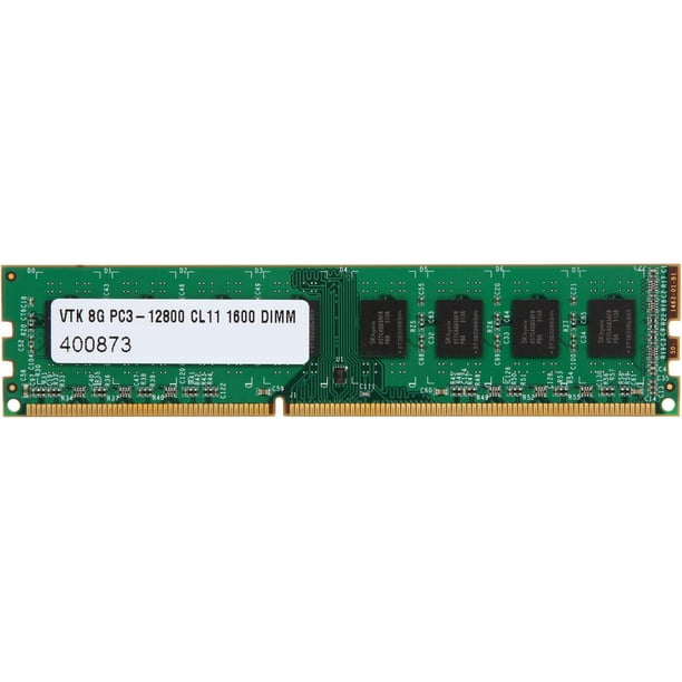 Visiontek 8GB 240-Pin PC RAM DDR3 1600 (PC3 12800) Black Label Memory Model 900667 - Walmart ...